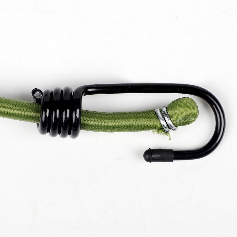 12 x Heavy Duty Bungee Cords Cables Straps Military Bungie Elastic ...
