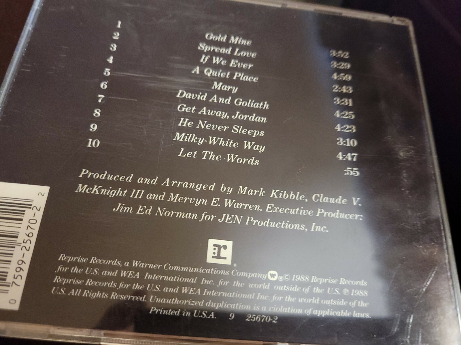 TAKE 6 Mark Kibble, Claude V McKnight Others CD Digital Preowned EUC LN ...