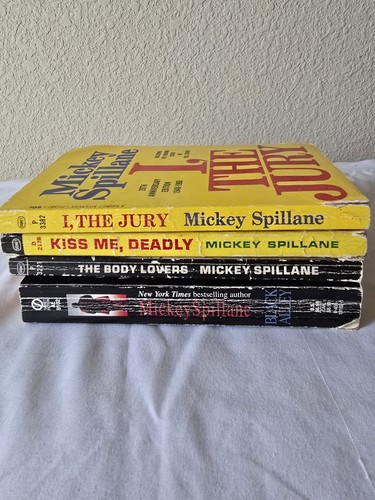Lot 4 Mickey Spillane Vintage Signet Paperbacks | eBay