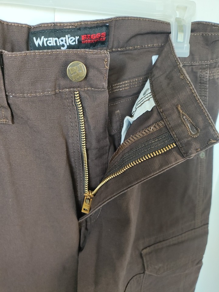 32x32 Wrangler Ripstop Ranger Cargo Pants Relaxed Fit Riggs Workwear ...