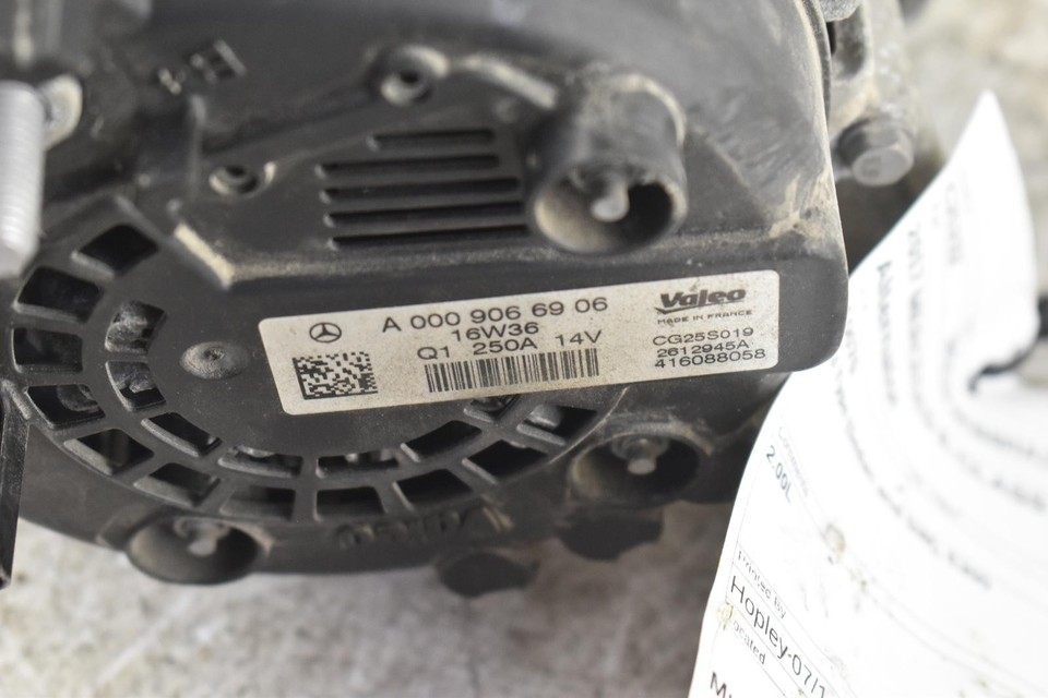 2017 Mercedes-Benz E-Class Used Alternator OEM 0009066906 82K Miles Red ...