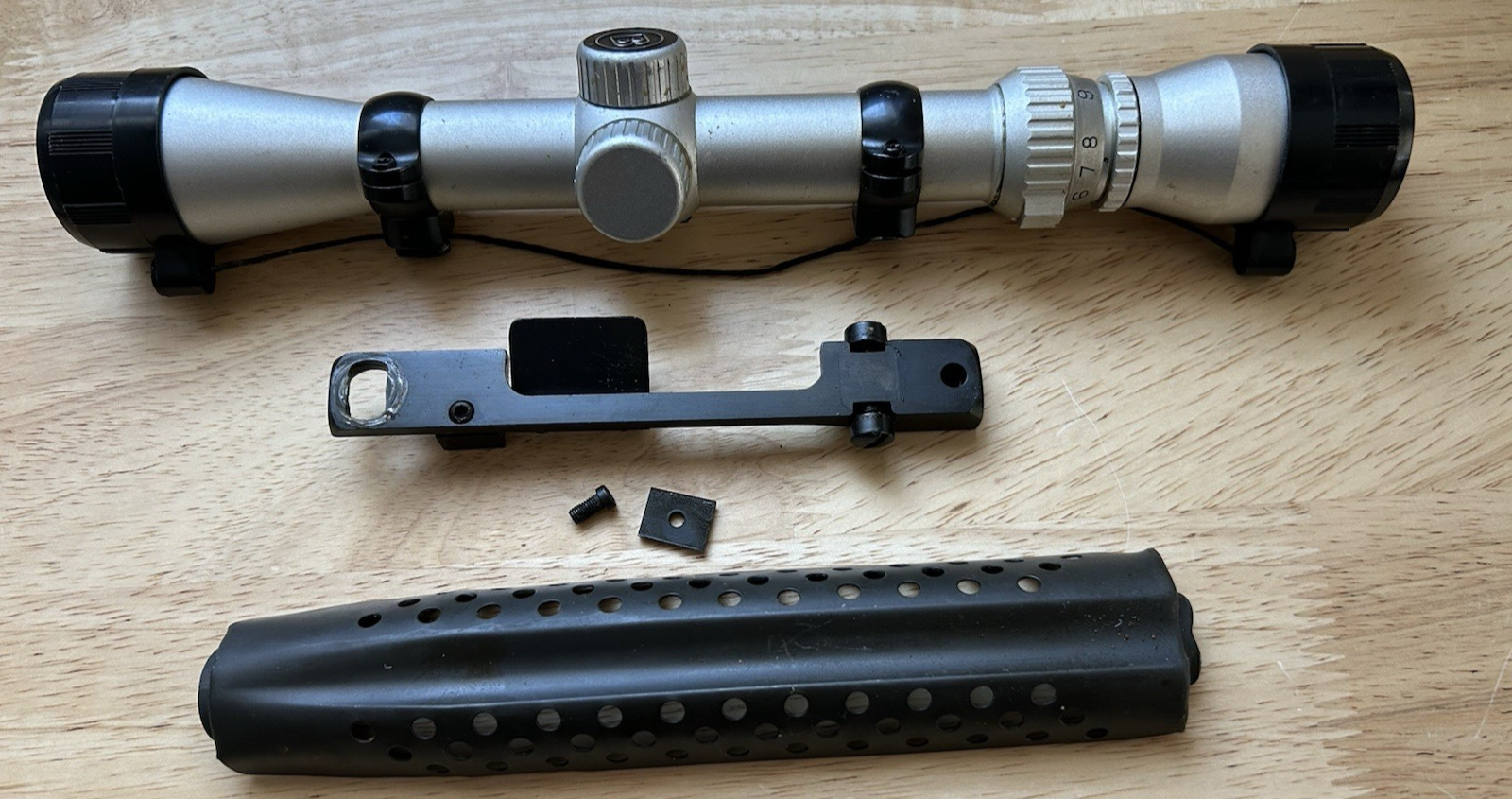 M-1 Carbine Scope Kit,- Scope, Base With Shell Deflector & Ventilated ...