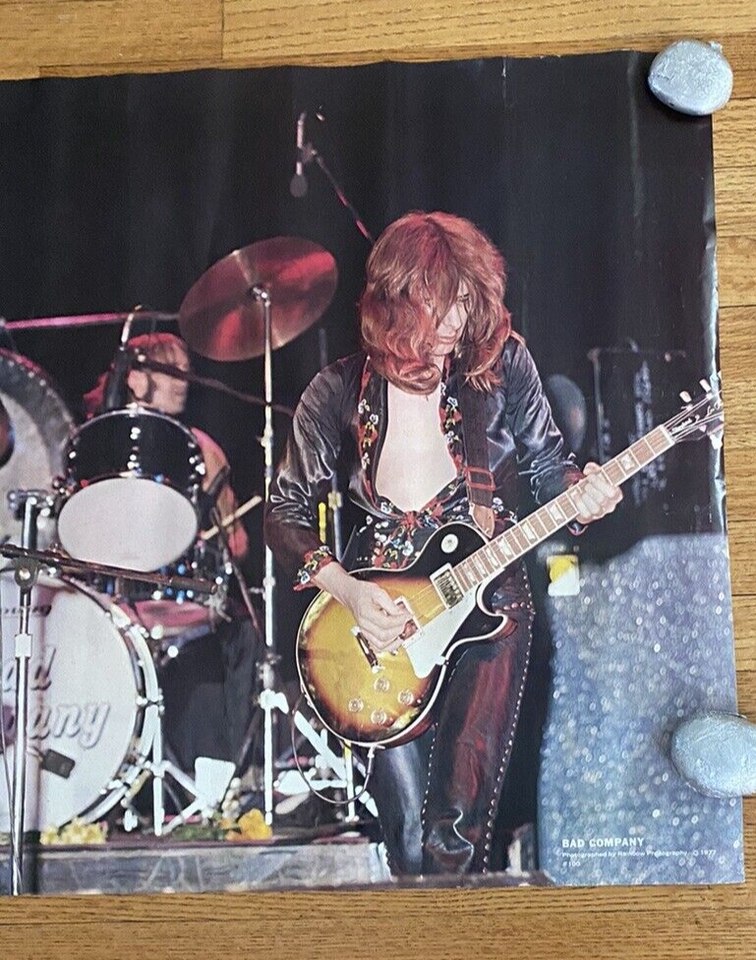 Rare One Stop Posters 1977 Bad Company # 100 Paul Rodgers Original 35"X ...
