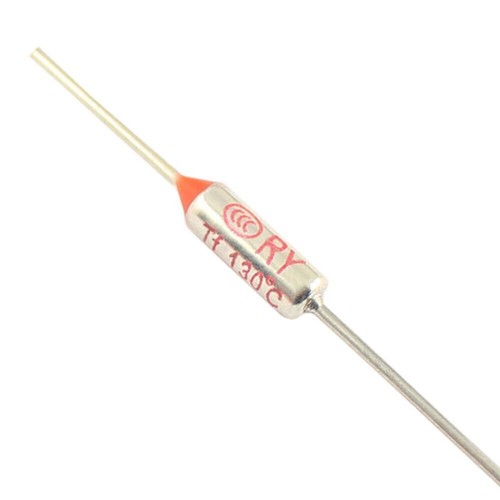 5Pcs RY Microtemp Thermal Fuse Axial Type TF Cutoff 130℃ 10A 250V #F25 ...