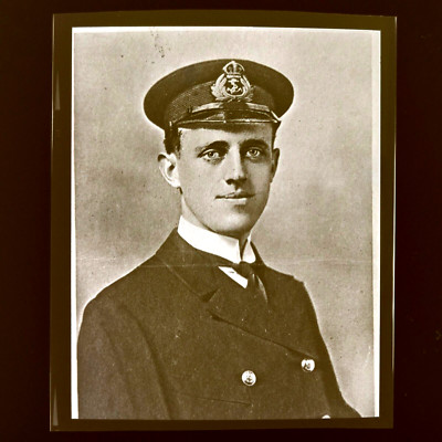 WWI Era Lieutenant Commander Holbrook VC 1917 British Navy Negative ...