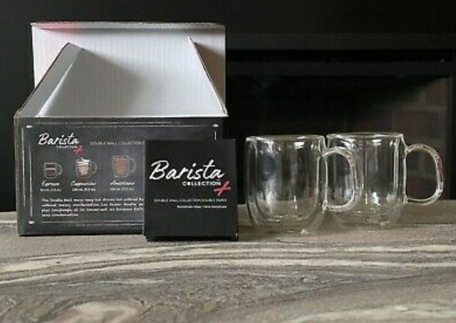 4pcs Brandani Double-wall Insulate Glass Cups Coffee Expresso Mugs for ...