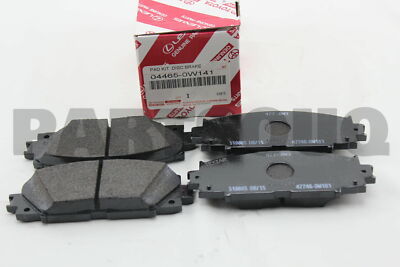 044650W141 Genuine Toyota PAD KIT, DISC BRAKE, FRONT 04465-0W141 | eBay ...
