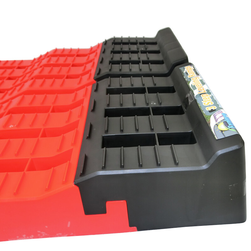 Levelling Ramp Chocks Pair 2 Piece 3 Step Tandem Axle Caravan Motorhome ...