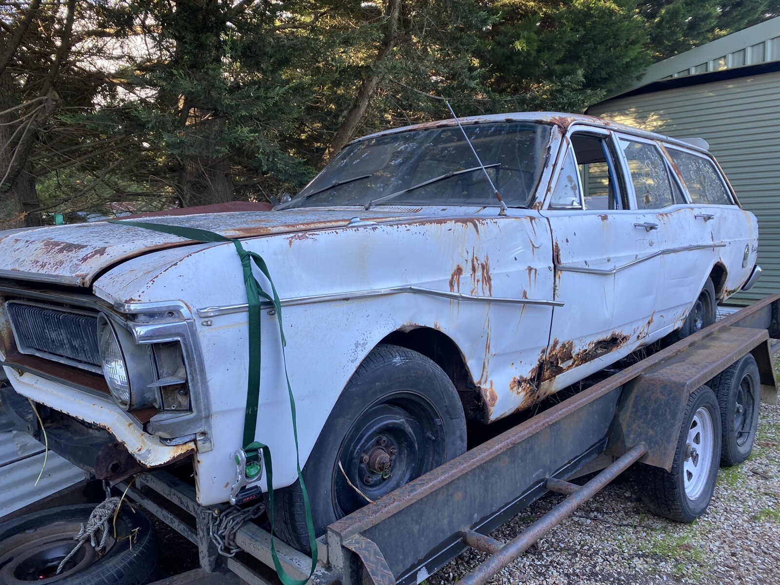 FORD Wrecking Xy Falcon Cutting Rust Repair Fit Xt Xw Xy Falcon Wheel ...