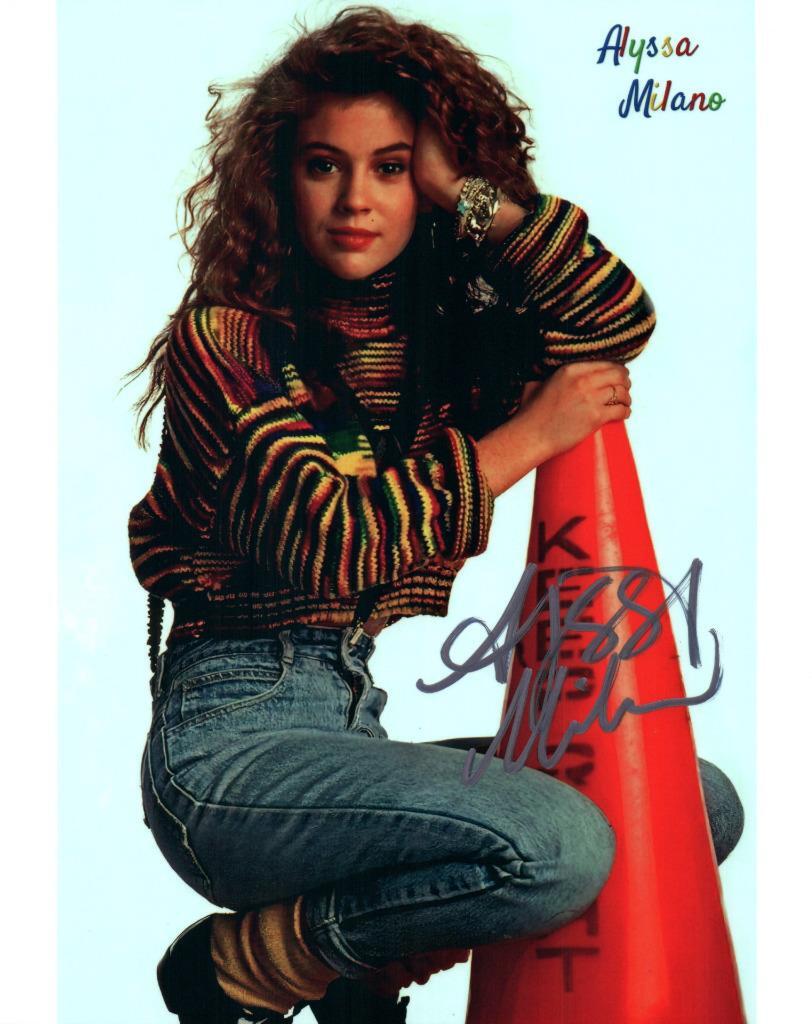 Alyssa Milano autographed 8x10 Photo signed Picture with COA | eBay
