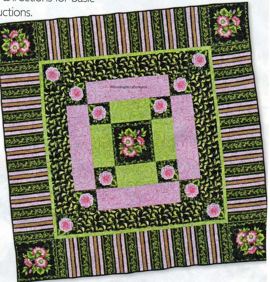 Coming Up Roses Quilt Pattern Pieced MO | eBay