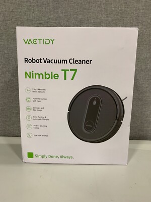 Vactidy Nimble T7 Robot Vacuum and Mop Combo | eBay