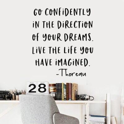 Colorful sentence Wall Mural Removable Wall Decal Decoration ...