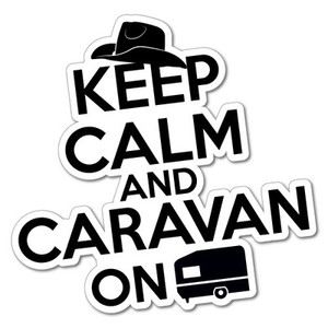 Funny 4x4 Caravan Camping Fishing Sticker Decal Side Vehicle Boat ...