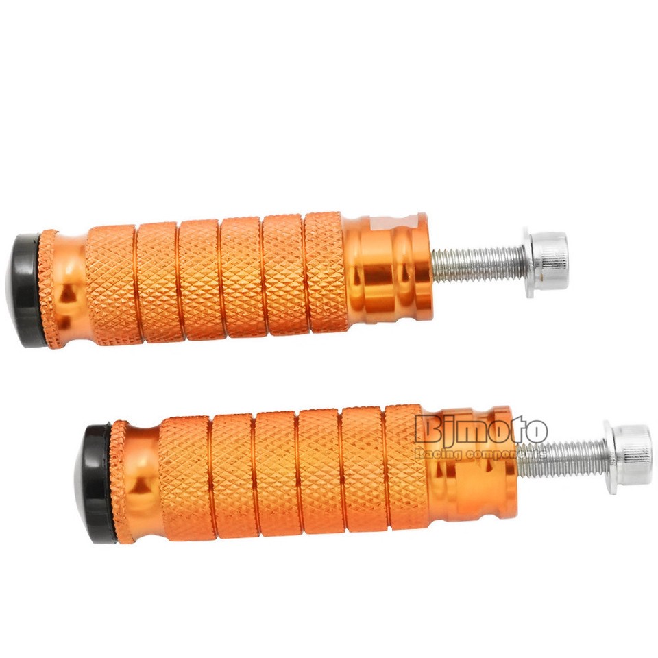 CNC Universal Motorcycle Rearset Foot Pegs Pedals Steps Footrest Foot ...