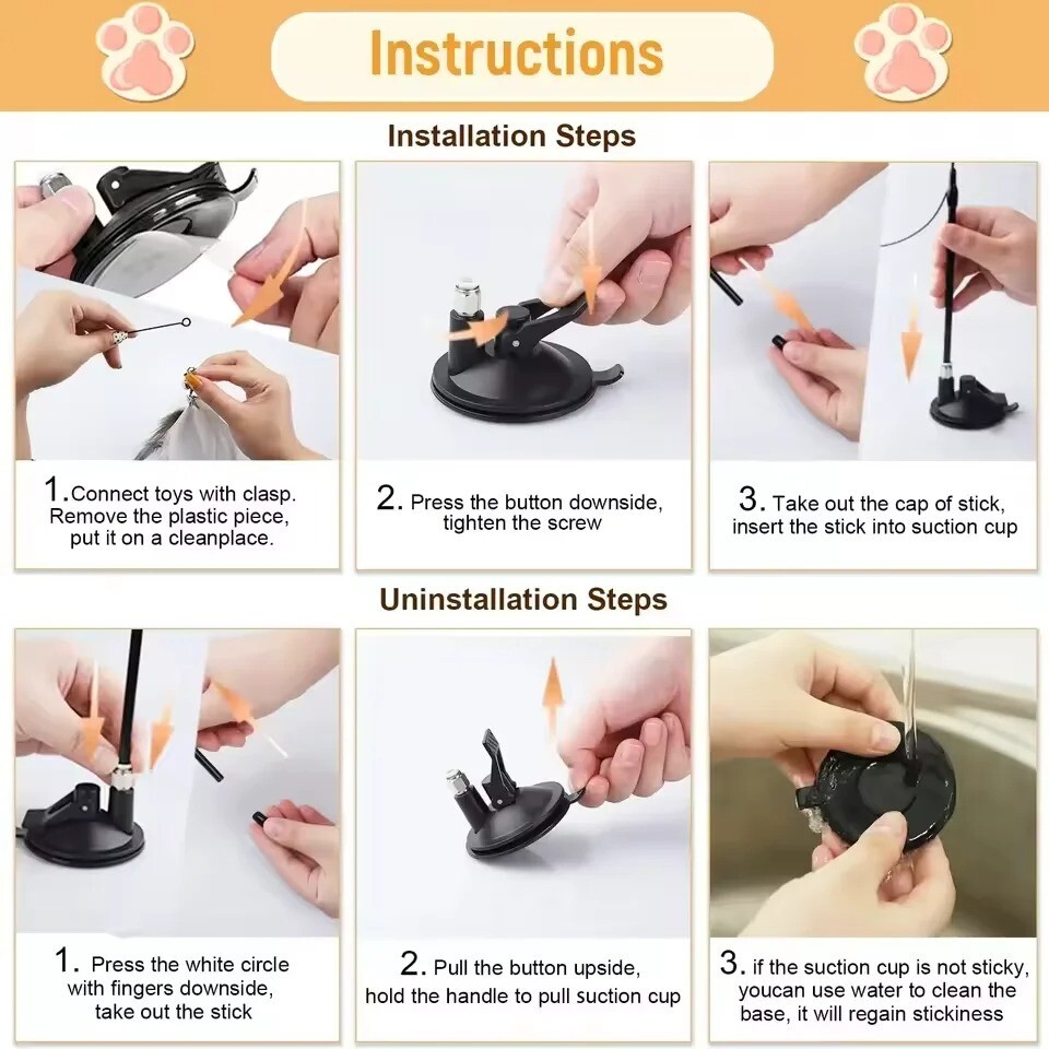 Automatic Cat Toys Interactive Pet Toys for Indoor Cats,USB Cat Teaser ...