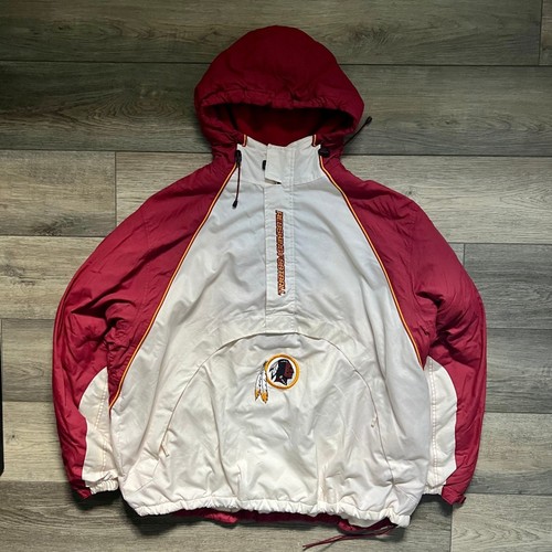 Washington Redskins NFL Reebok Size 2XL Hooded Jacket Windbreaker Team ...