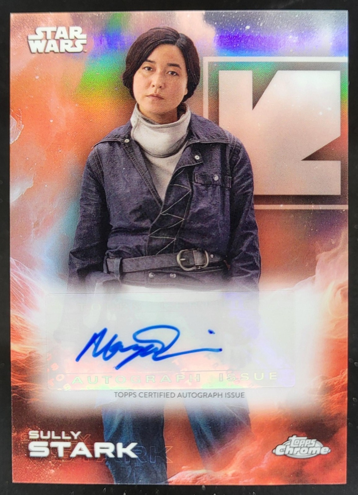 Maya Erskine Sully Stark 2025 Topps Chrome Star Wars #A-MA Autographs ...