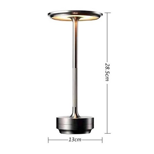 Cordless LED Touch Sensor Table Lamp Rechargeable Dimmable Bar Desk ...