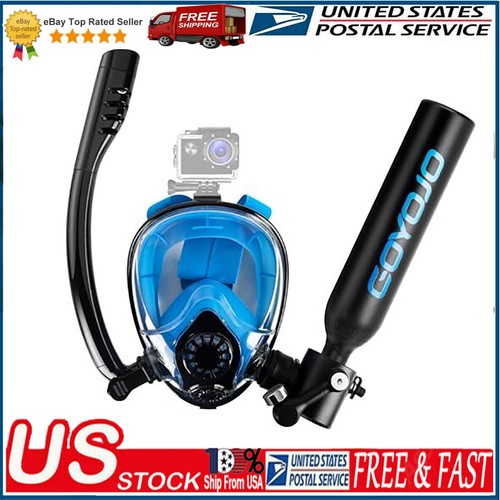 0.5L Scuba Gear Lung Tank Sub Mask- Mini Scuba Tank Snorkel Mask Combo ...