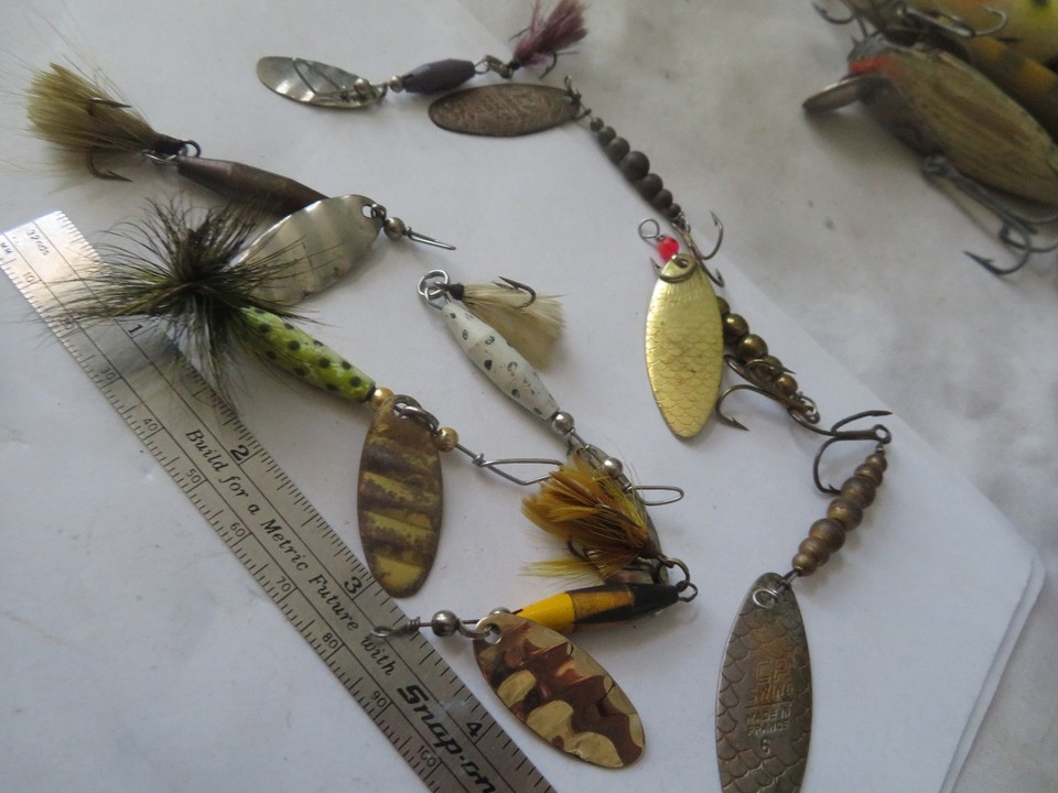 FISHING LURE LOT OF VINTAGE 3 CP SWING AND 5 SHYSTER | eBay