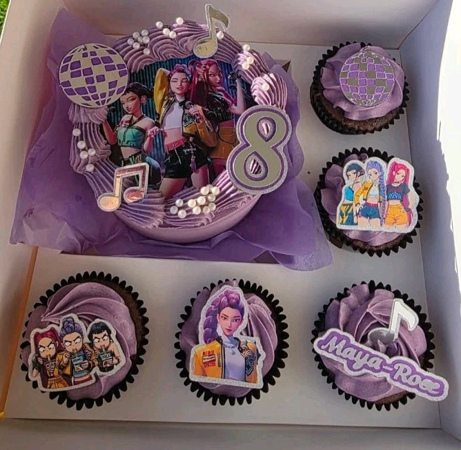 Bento Box Cake Topper Set KPOP Personalised Handmade Cake Topper Kids ...