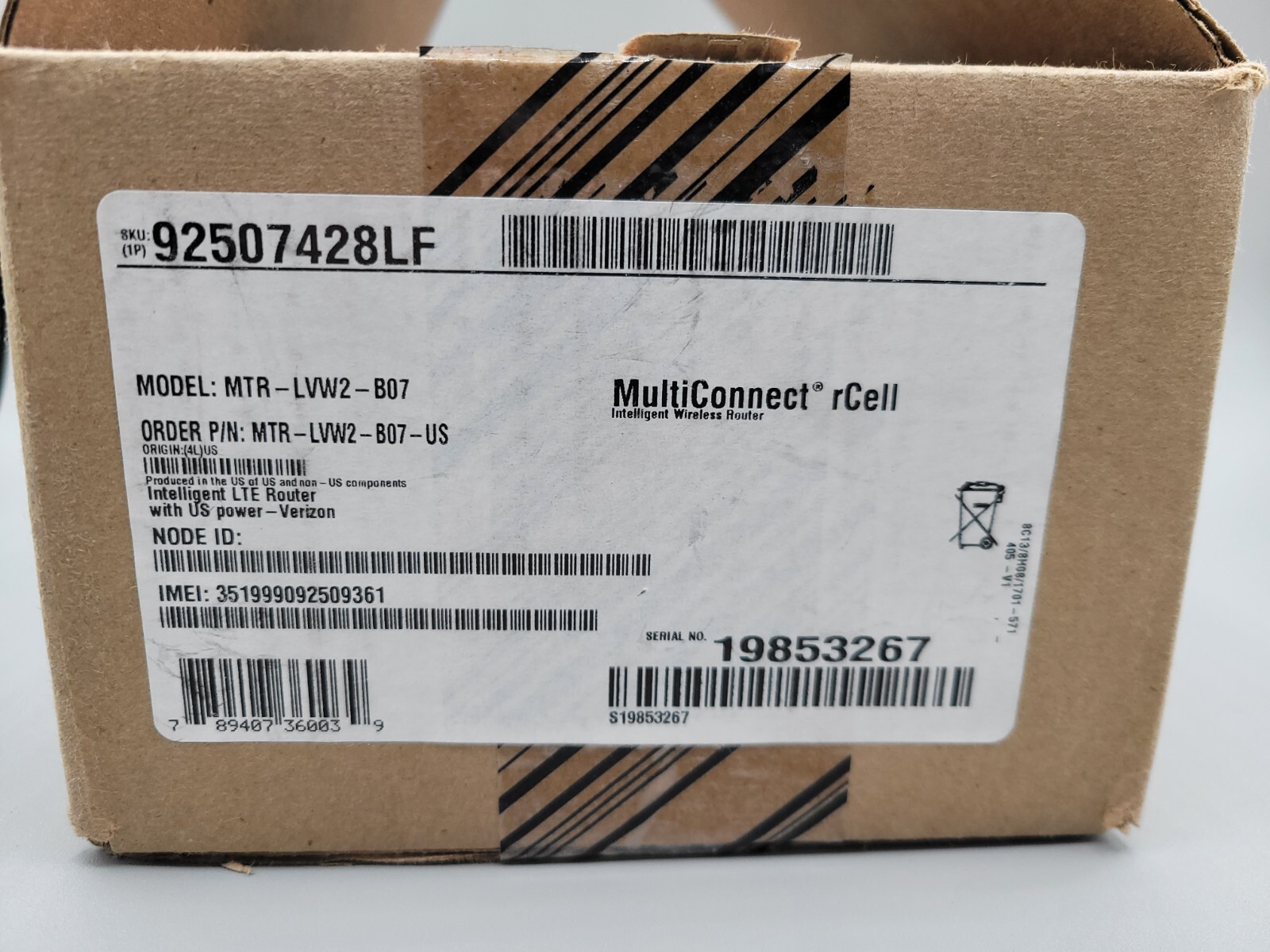 4 Each MultiTech MultiConnect rCell Router Mtr-lvw2-b07 for sale online ...