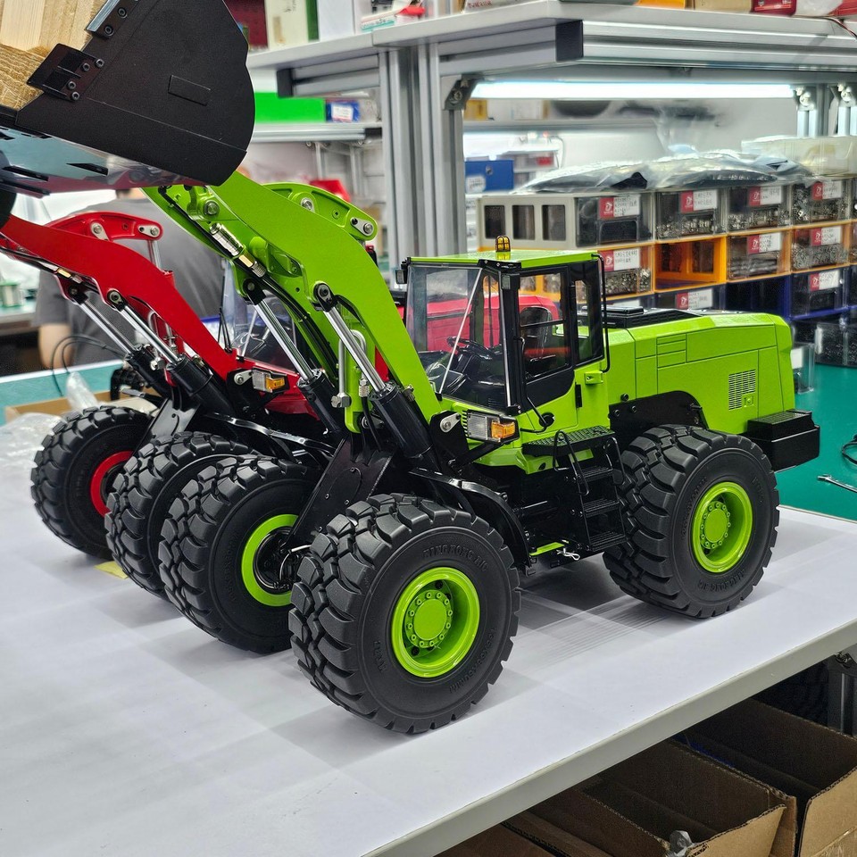 1/14 RC Metal Hydraulic Loader WA480 Construction Heavy Machine Quick ...