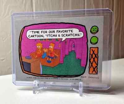 #10 Time for Our Favorite Cartoon - The Simpsons - 1990 Topps Trading ...
