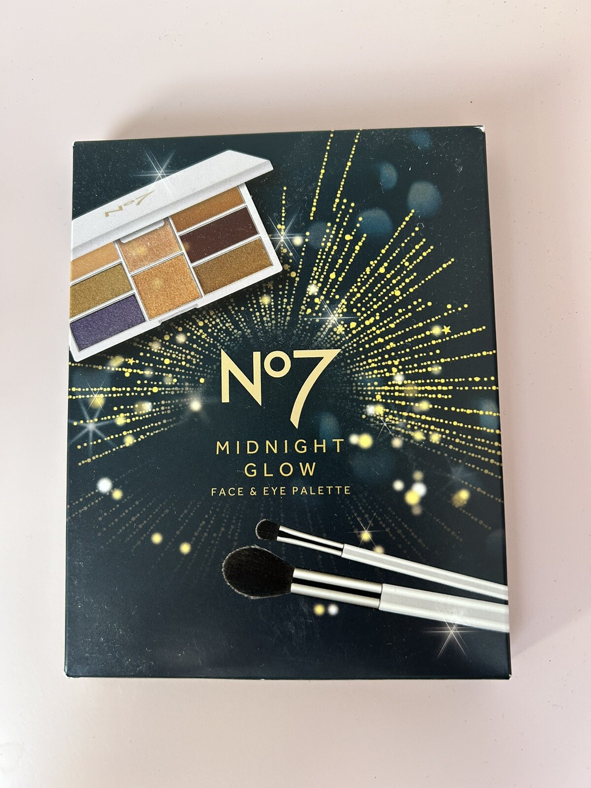 No7 Midnight Glow Eye & Face Palette Eyeshadow Highlighter Brush Make ...