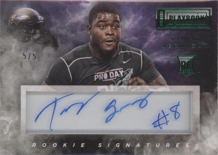 2014 Panini Playbook - Rookie Signatures Timmy Jernigan #100 Green /5 ...