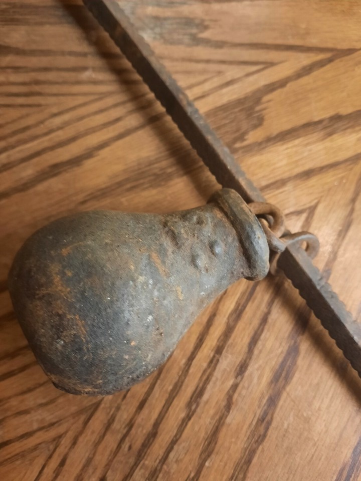 Antique Farm Scale Sliding Beam Ballance Scale Van Dorn Iron Works 100 ...