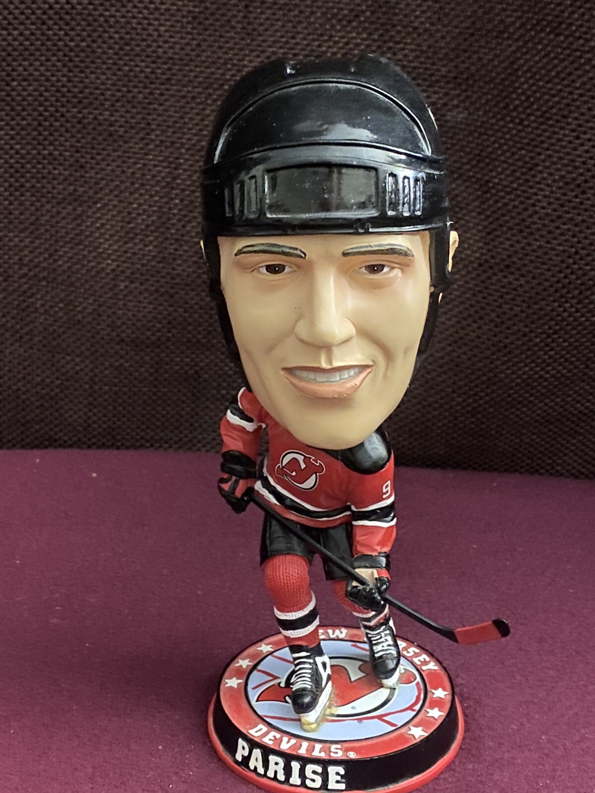 NEW JERSEY DEVILS ZACH PARISE NHL BOBBLEHEAD FOREVER COLLECTIBLES NJ ...