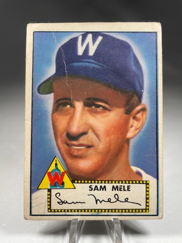 1952 Topps Baseball Sam Mele #94 Washington Senators | eBay