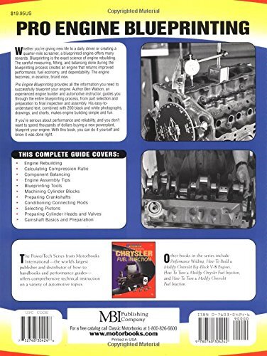 Pro Engine Blueprinting (Motorbooks Powertech Series) 9780760304242 | eBay