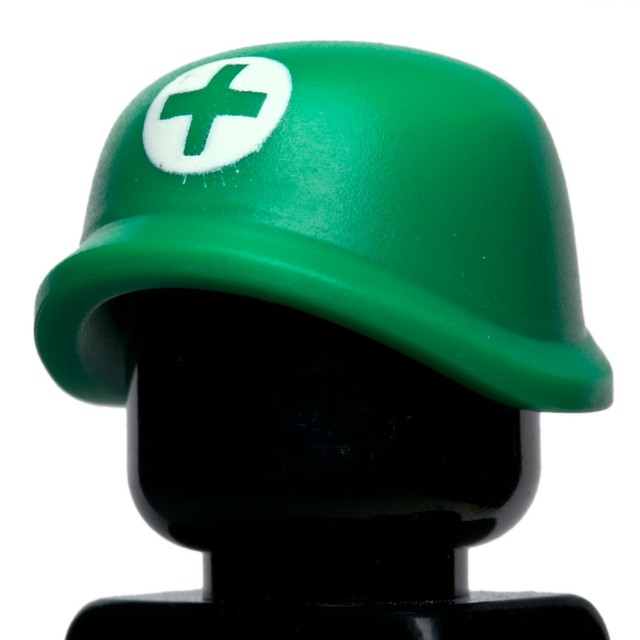 NEW LEGO - Headgear - War - Helmet Army Medic Green - Toy Story Soldier ...