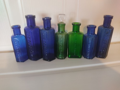 7X GREAT SMALL POISON BOTTLES CIRCA 1900/1910 | eBay