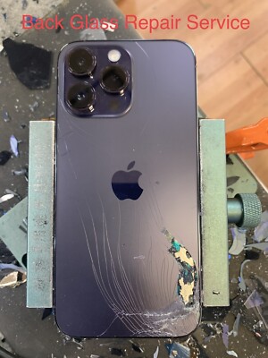 iPhone 14/14 Plus/ 14 Pro Max Cracked BackGlass Repair Service (All ...