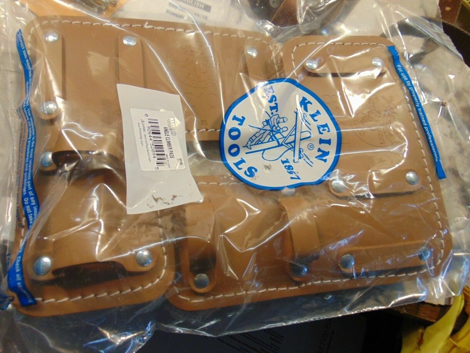 KLEIN TOOLS TREE CLIMBERS SET 2-3/4" GAFFS Tree Climbing Spikes With L ...