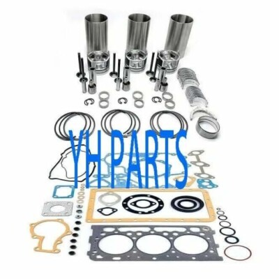 Overhaul 3TN84RJ 3TN84 Engine Rebuild Kit For Yanmar John Deere 870 955 ...