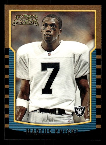 Marcus Knight Oakland Raiders Rookie 2000 Bowman #207 | eBay