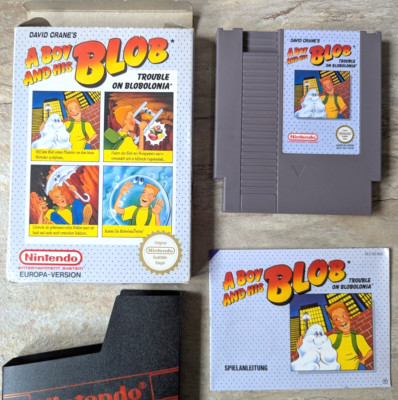 Sammlerzustand - NINTENDO NES A Boy And His Blob in OVP Spielanleitung ...