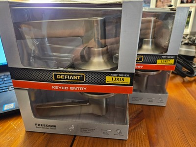 Defiant Freedom Keyed Entry Door Lever (Satin Nickel) 1007 789 931 | eBay