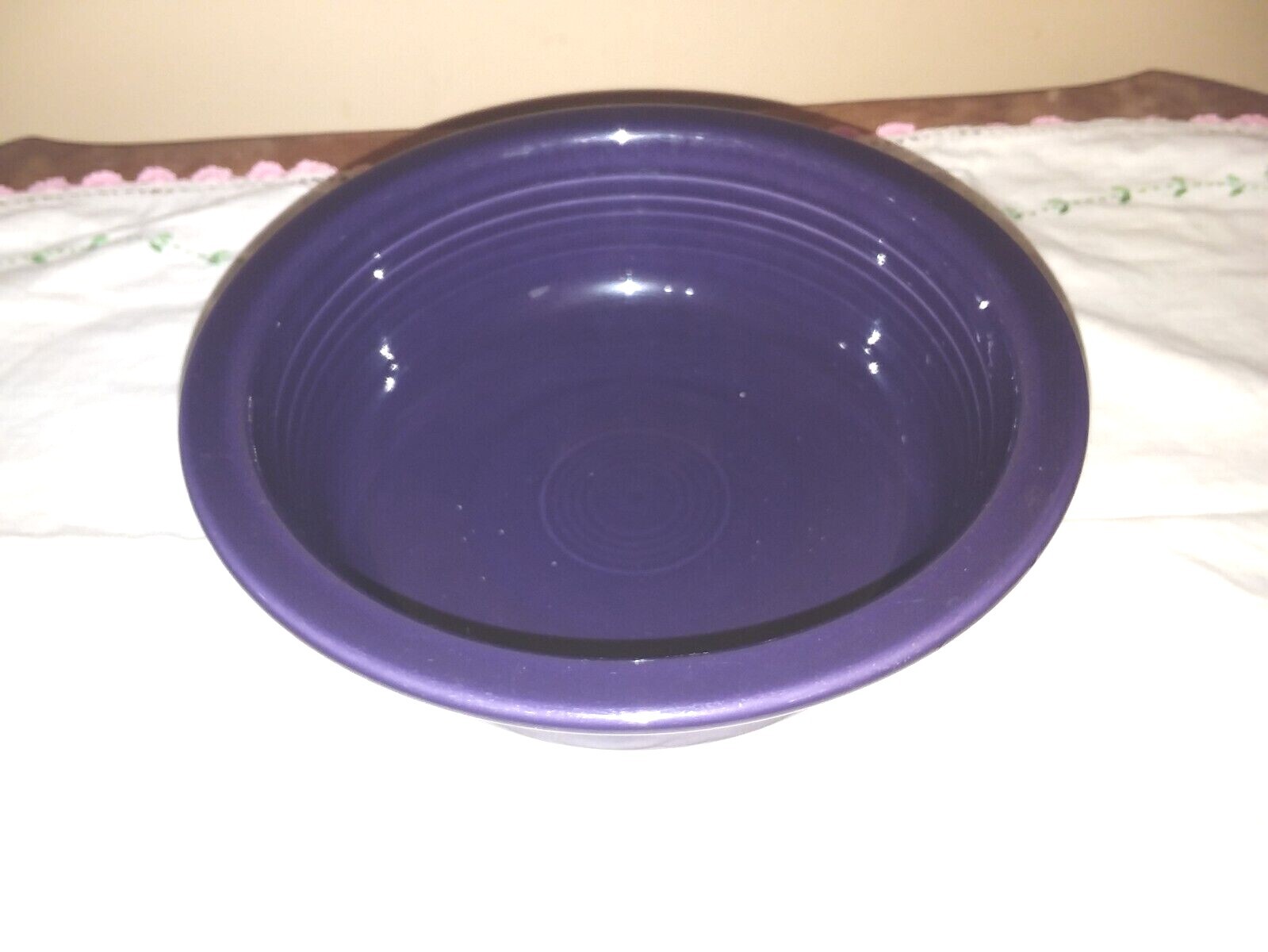Vintage Fiestaware Purple Serving Bowl Dish 8 1/4" across | eBay