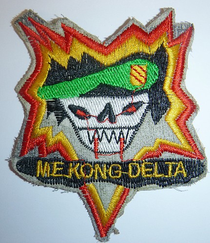 Green Berets - Patch - MEKONG DELTA - Shell Burst Recon - Vietnam War ...