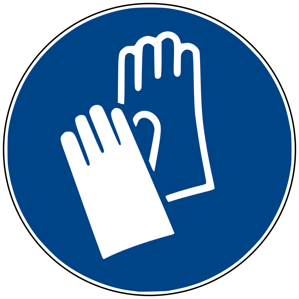 Aufkleber Gebot Schild Gebotszeichen Gebots zeichen DIN 4844 ISO 7010 ...