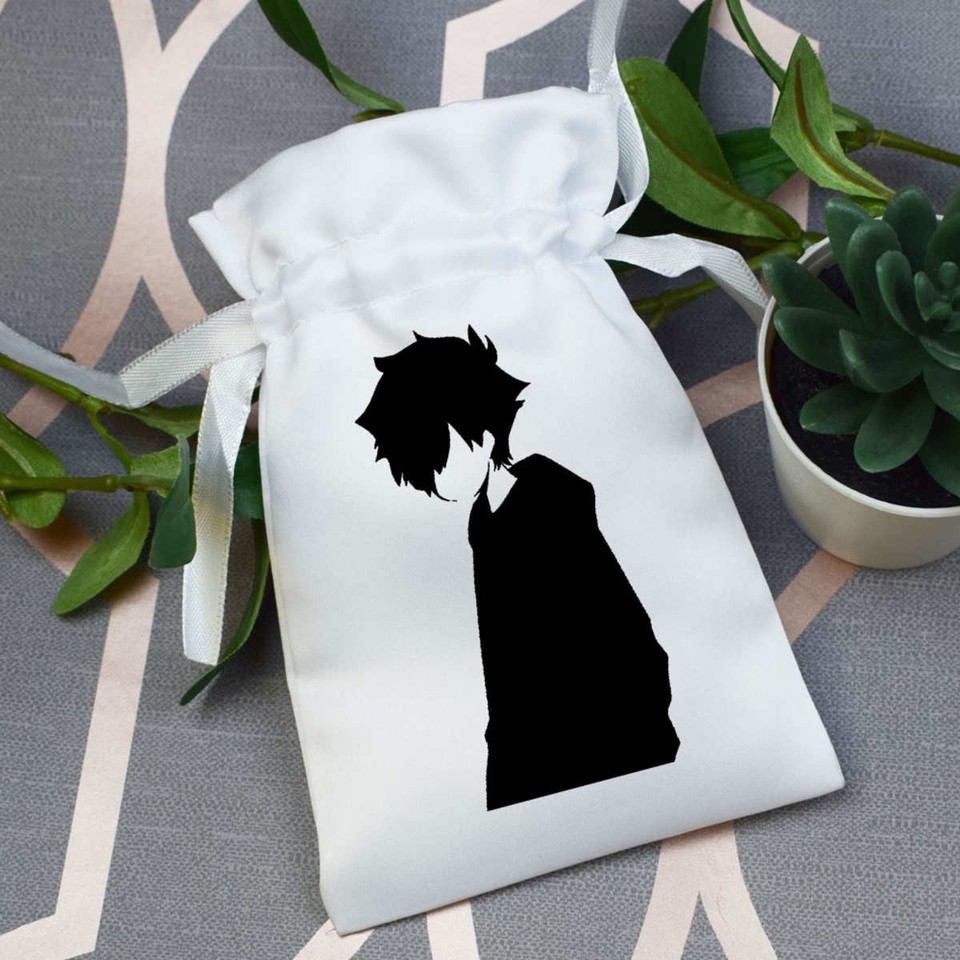 'Minimalist Emo Boy' Satin Drawstring Bag/Pouch (SB050270) | eBay