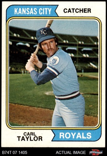 1974 Topps #627 Carl Taylor Royals 8 - NM/MT | eBay