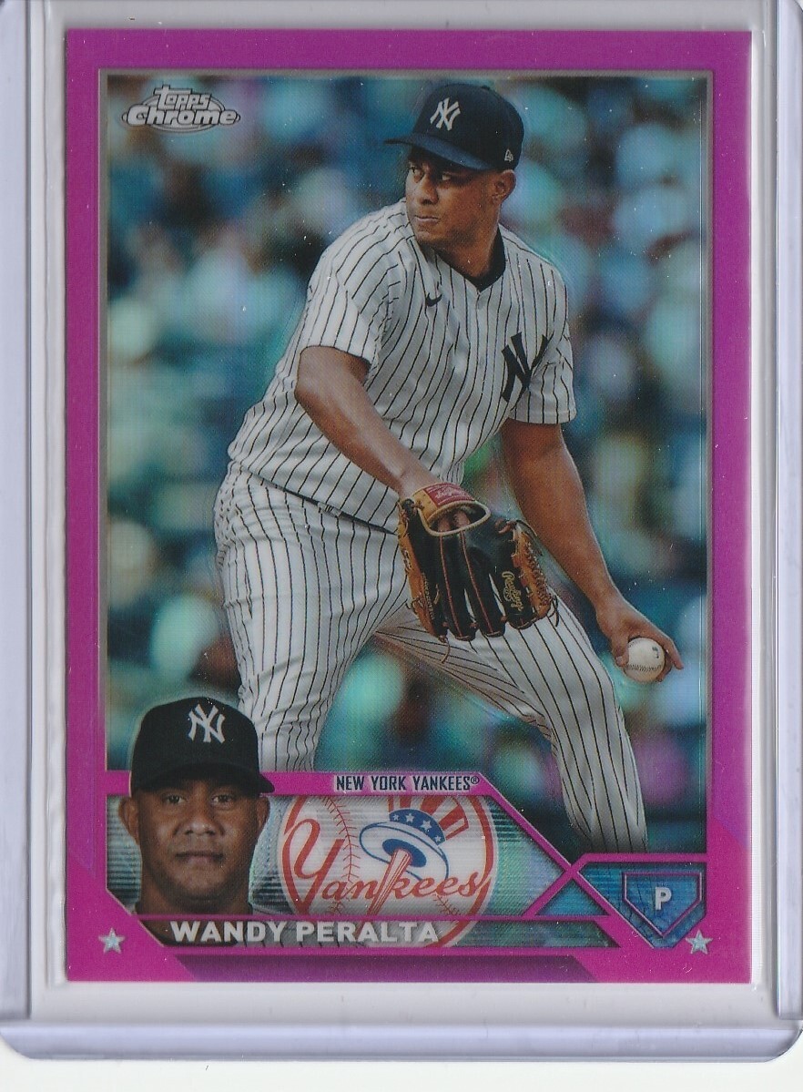 2023 Topps Chrome Update Wandy Peralta #USC144 Pink Yankees | eBay