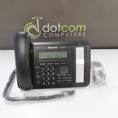 Panasonic KX-DT543-B Black Digital Phone 3-Line Backlit LCD 24 Buttons ...